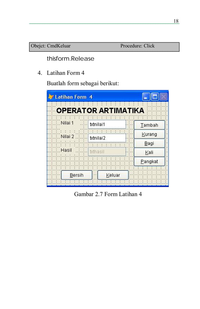 Modul Lengkap Microsoft visual Fox Pro | PDF
