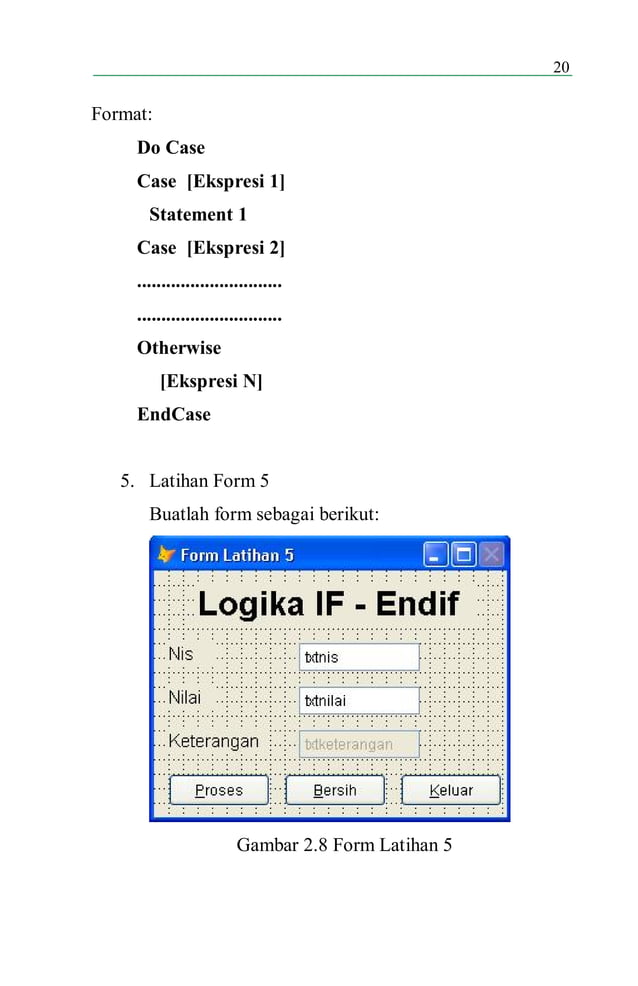 Modul Lengkap Microsoft visual Fox Pro | PDF
