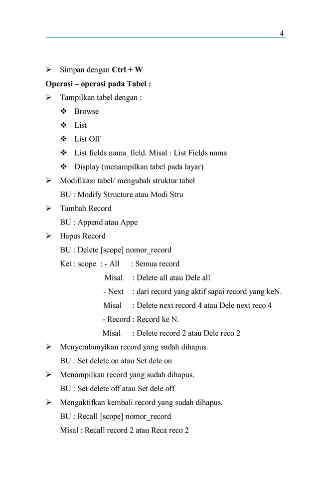 Modul Lengkap Microsoft visual Fox Pro | PDF