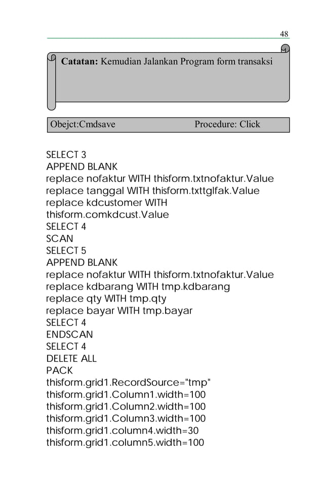 Modul Lengkap Microsoft visual Fox Pro | PDF