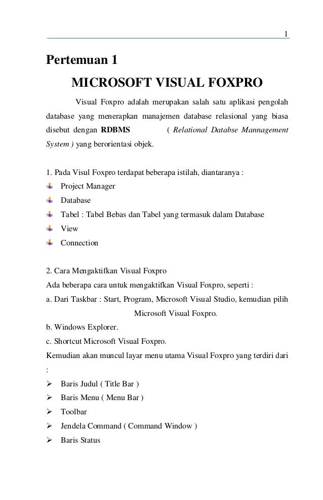 Contoh Program Dengan Visual Foxpro 9 Full - lasopatraveler
