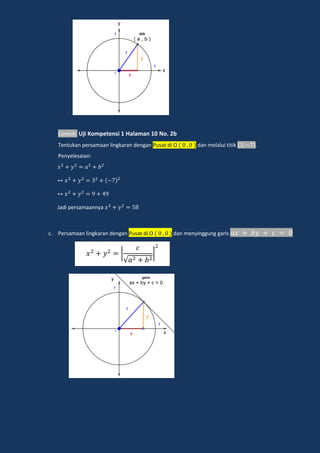 Modul lingkaran kelas xi (2019 2020) | PDF