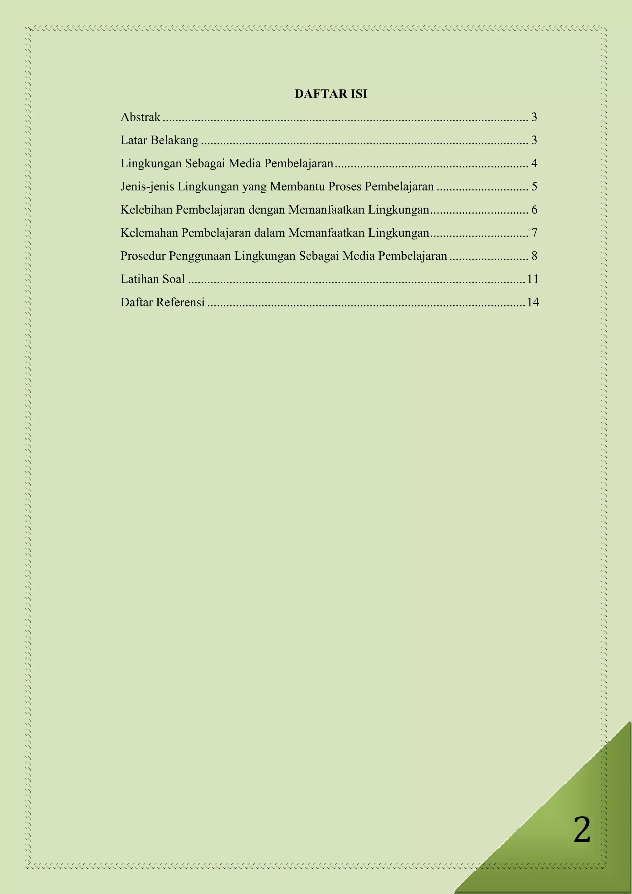 Modul lingkungan sebagai media pembelajaran dikonversi | PDF