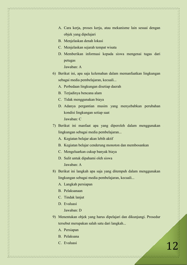 Modul lingkungan sebagai media pembelajaran dikonversi | PDF