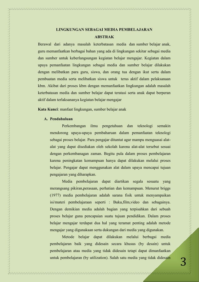 Modul lingkungan sebagai media pembelajaran dikonversi | PDF