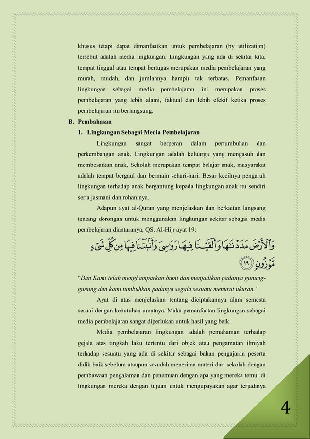 Modul lingkungan sebagai media pembelajaran dikonversi | PDF