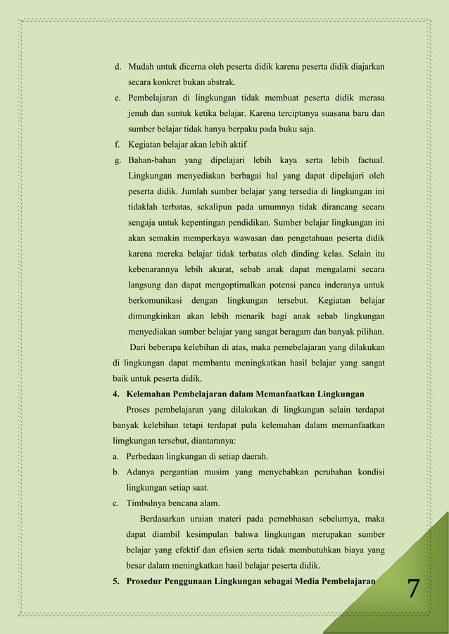 Modul lingkungan sebagai media pembelajaran dikonversi | PDF