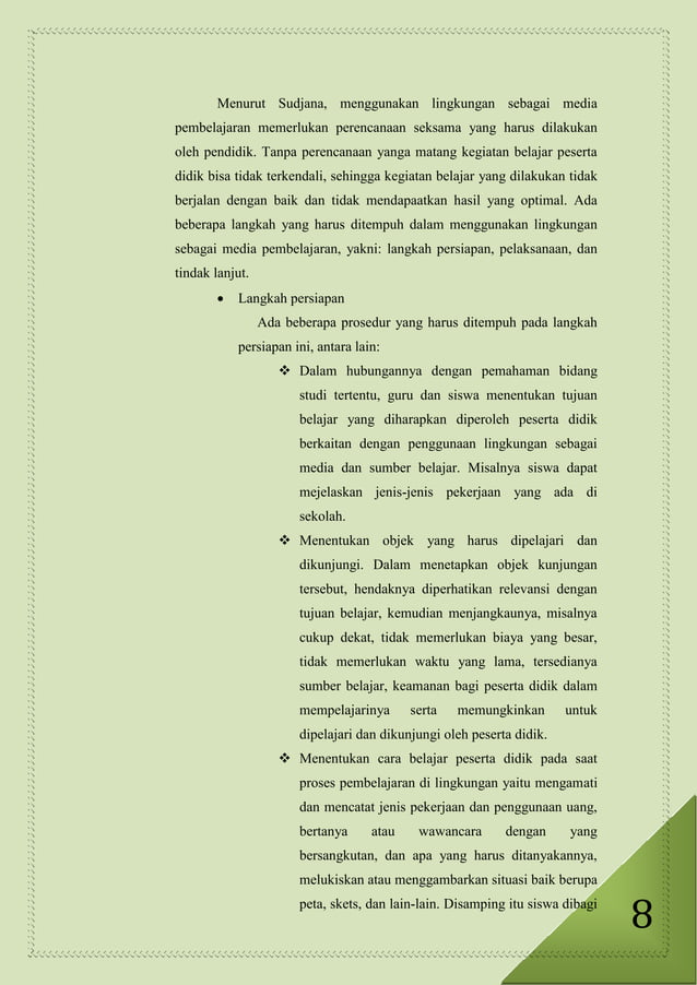 Modul lingkungan sebagai media pembelajaran dikonversi | PDF