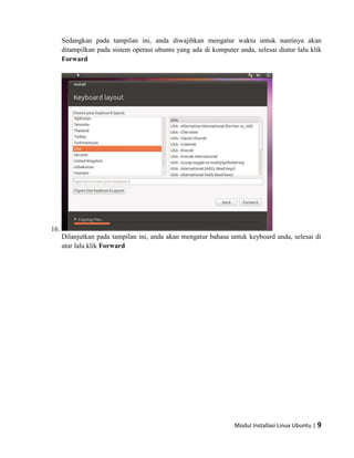 Modul linux ubuntu | DOCX