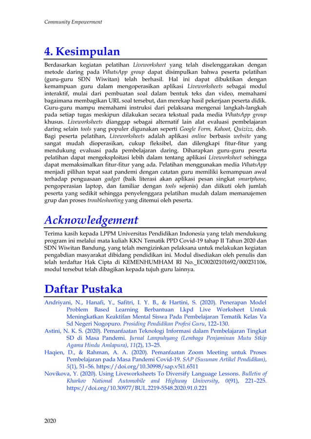 Modul Liveworksheet Pdf