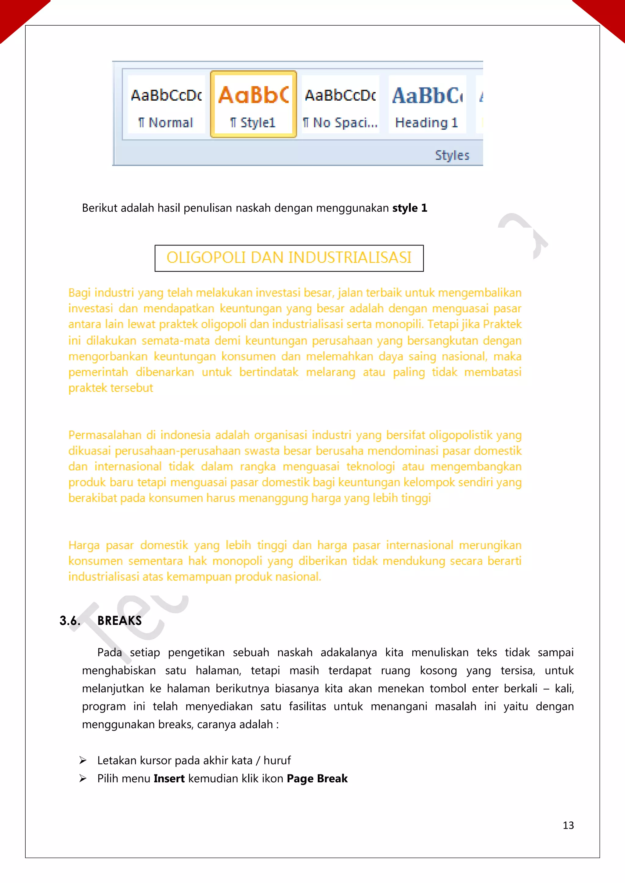Modul Microsoft Office | PDF