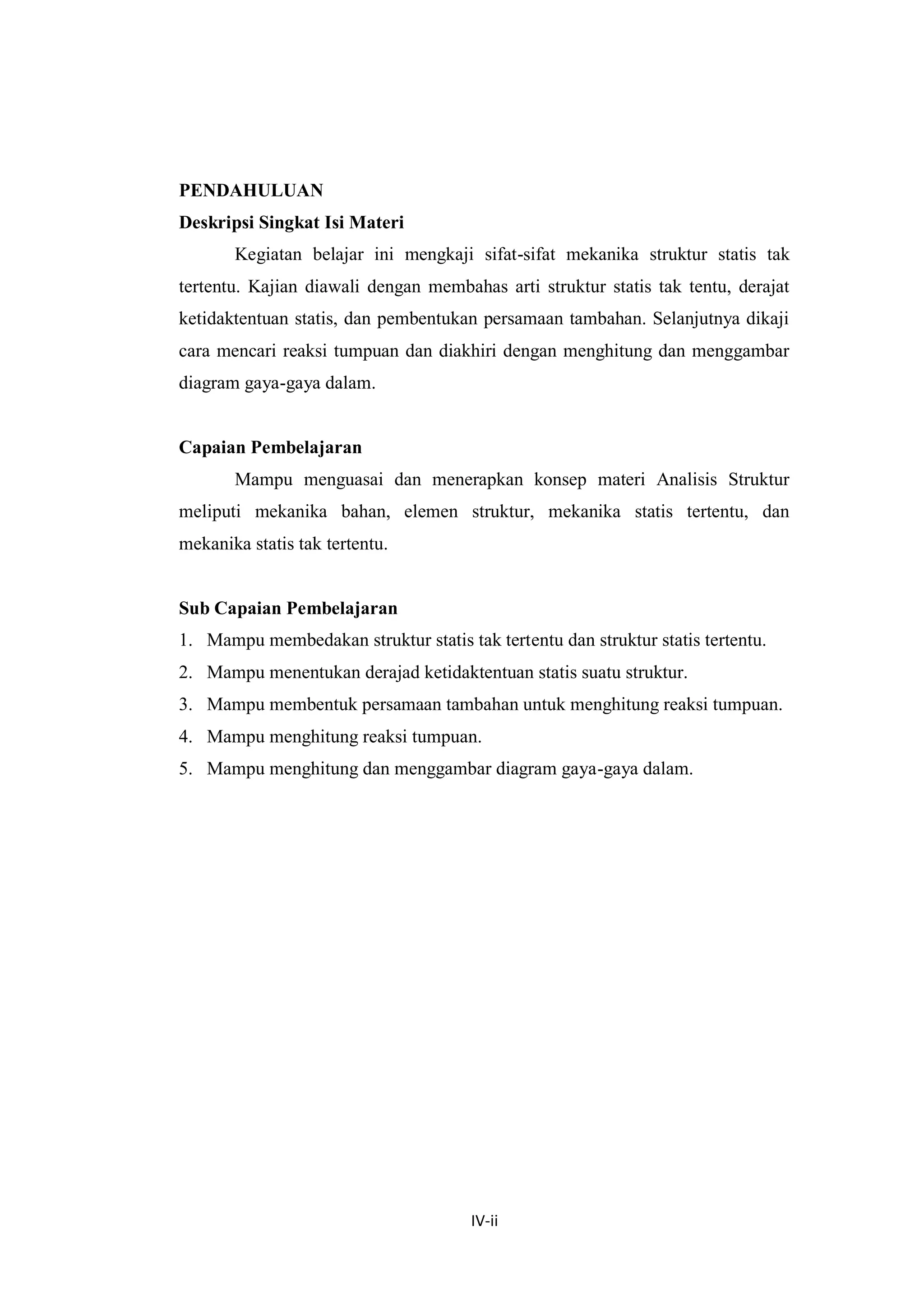 Modul TKP M2KB4 - Struktur Statis Tak Tertentu | PDF