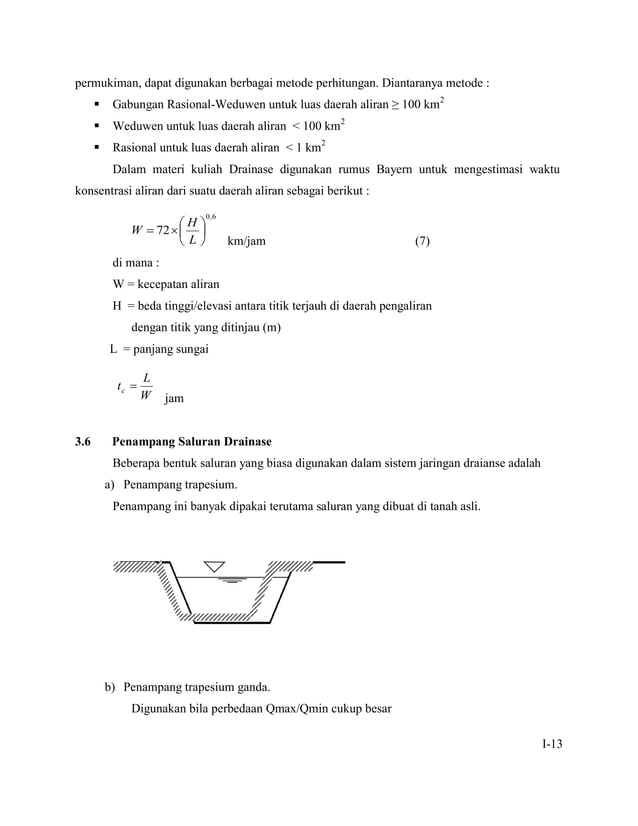 Modul TKP M3KB3 - Sistem Jaringan Drainase | PDF