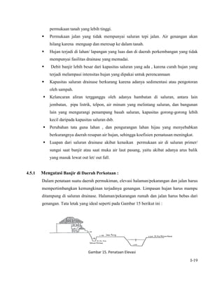 Modul TKP M3KB4 - Drainase Perkotaan dan Jalan Raya | PDF