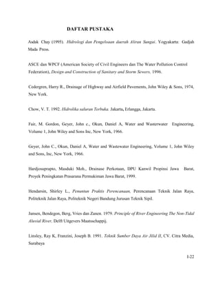 Modul TKP M3KB4 - Drainase Perkotaan dan Jalan Raya | PDF