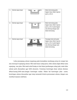 Modul TKP M3KB4 - Drainase Perkotaan dan Jalan Raya | PDF