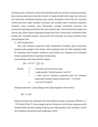 Modul TKP M4KB1 - Dasar-dasar Jalan dan Jembatan | PDF