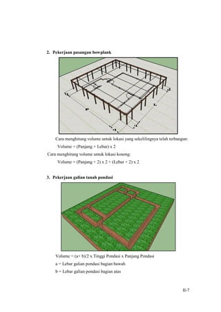 Modul TKP M6KB2 - Menghitung Volume Pekerjaan Konstruksi | PDF