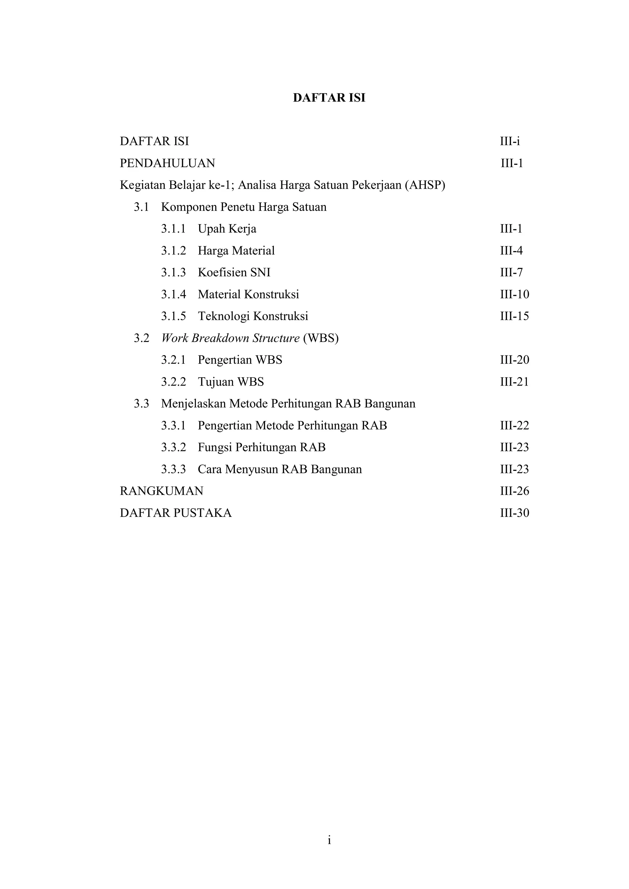 Modul TKP M6KB3 - Analisa Harga Satuan Pekerjaan | PDF