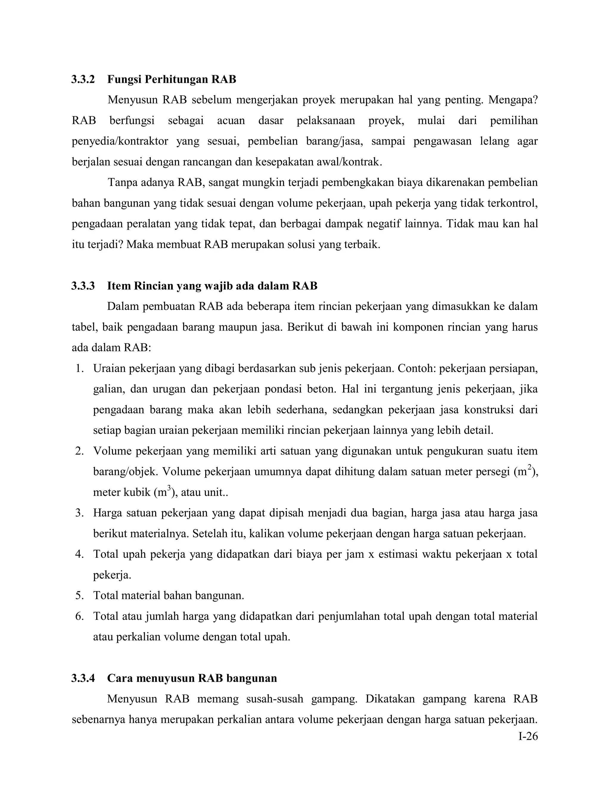 Modul TKP M6KB3 - Analisa Harga Satuan Pekerjaan | PDF