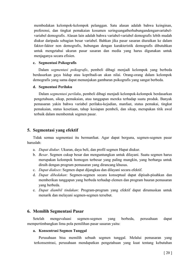 Modul manajemen pemasaran | PDF