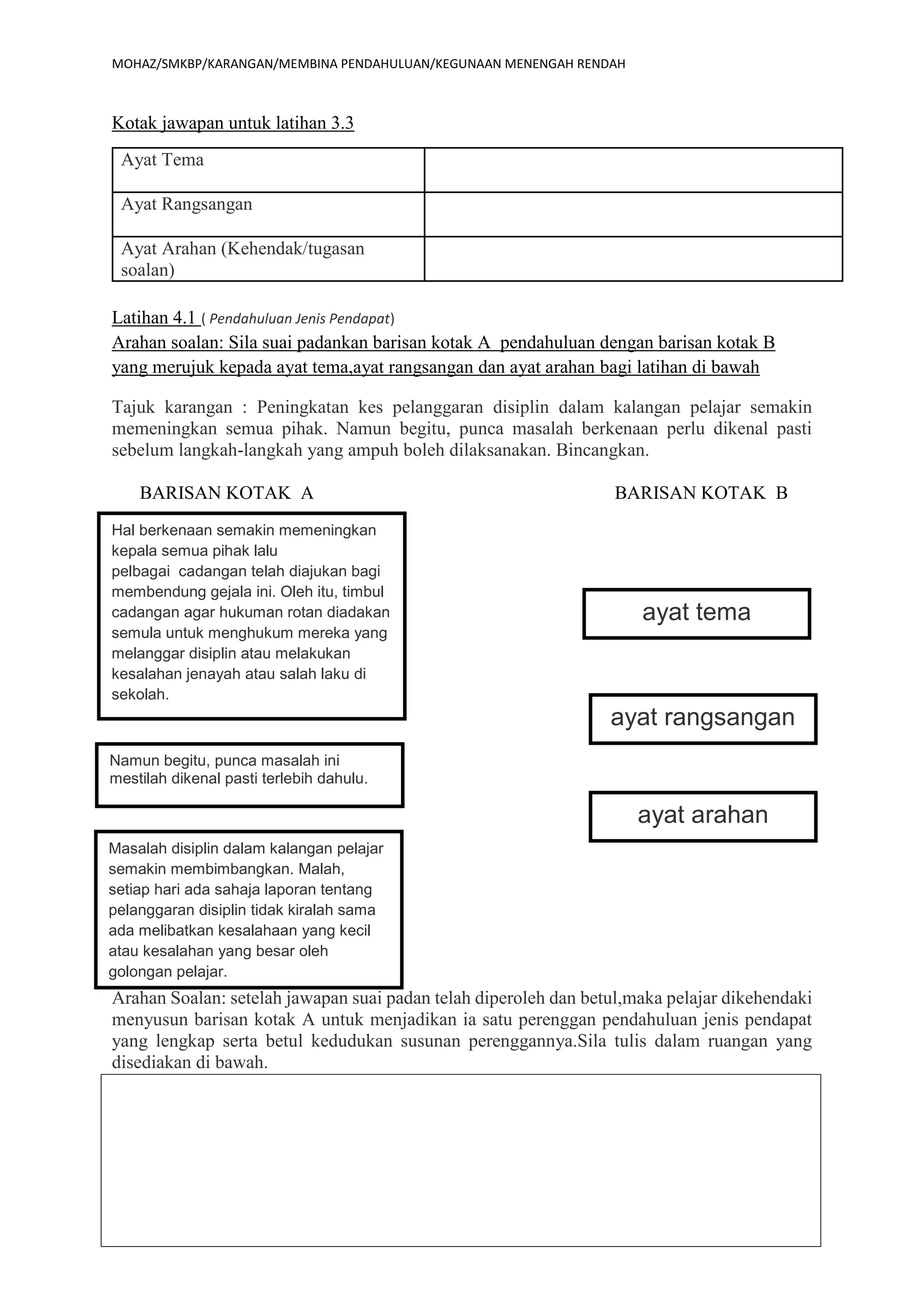 Modul mari belajar perenggan pendahuluan | PDF