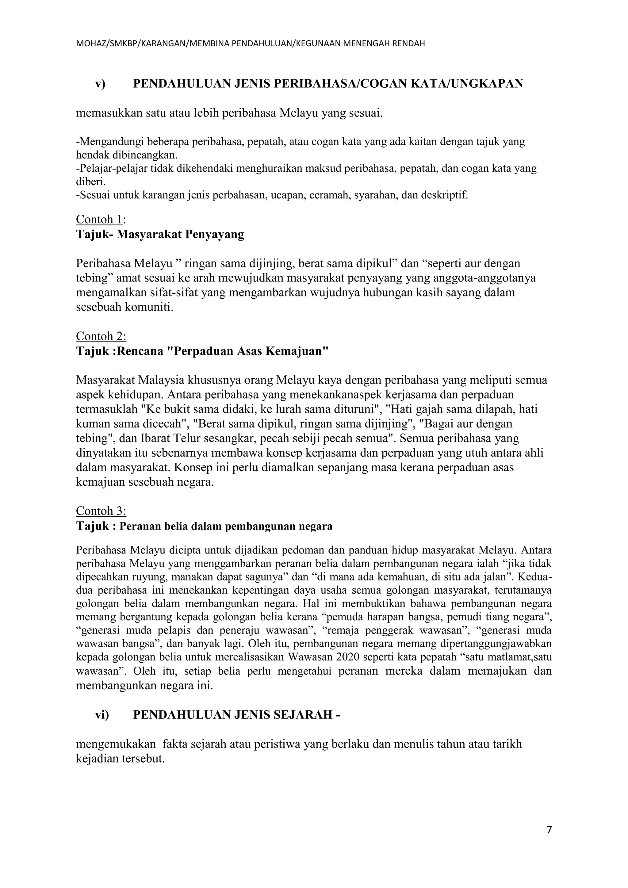 Modul mari belajar perenggan pendahuluan | PDF