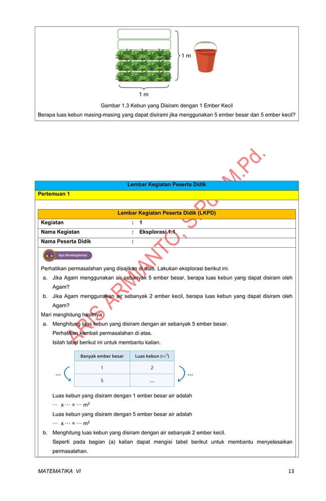 Modul Ajar Matematika Kelas 6 Kurikulum Merdeka Pdf