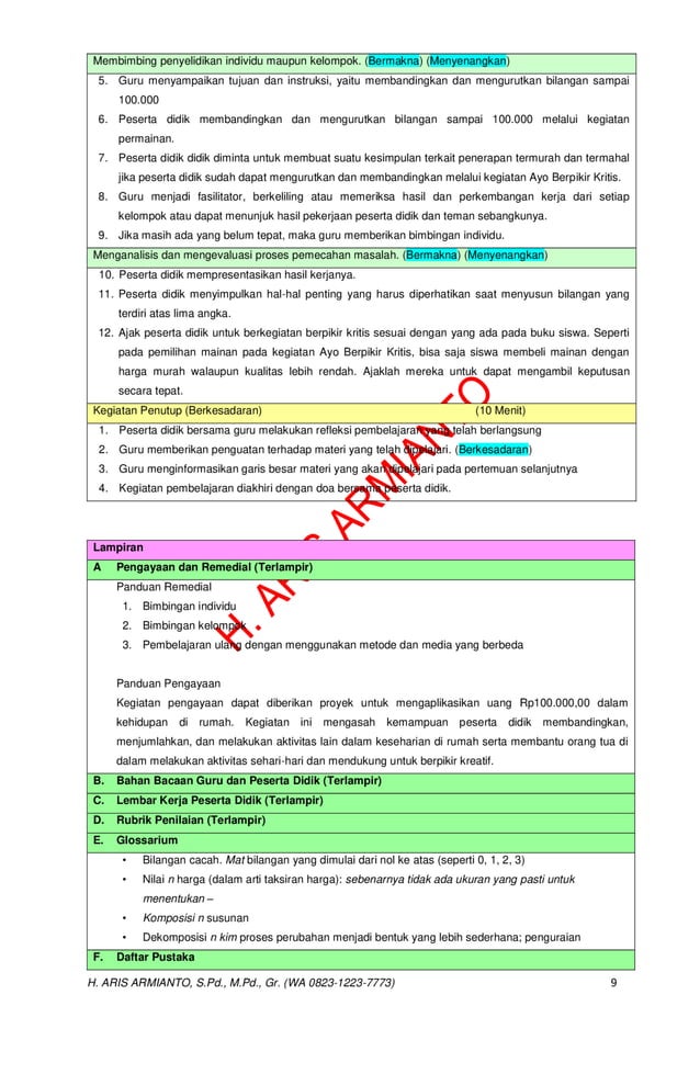 MODUL PEMBELAJARAN DEEP LEARNING MATEMATIKA KELAS 5 CP 032 REVISI 2025 KURIKULUM MERDEKA ...
