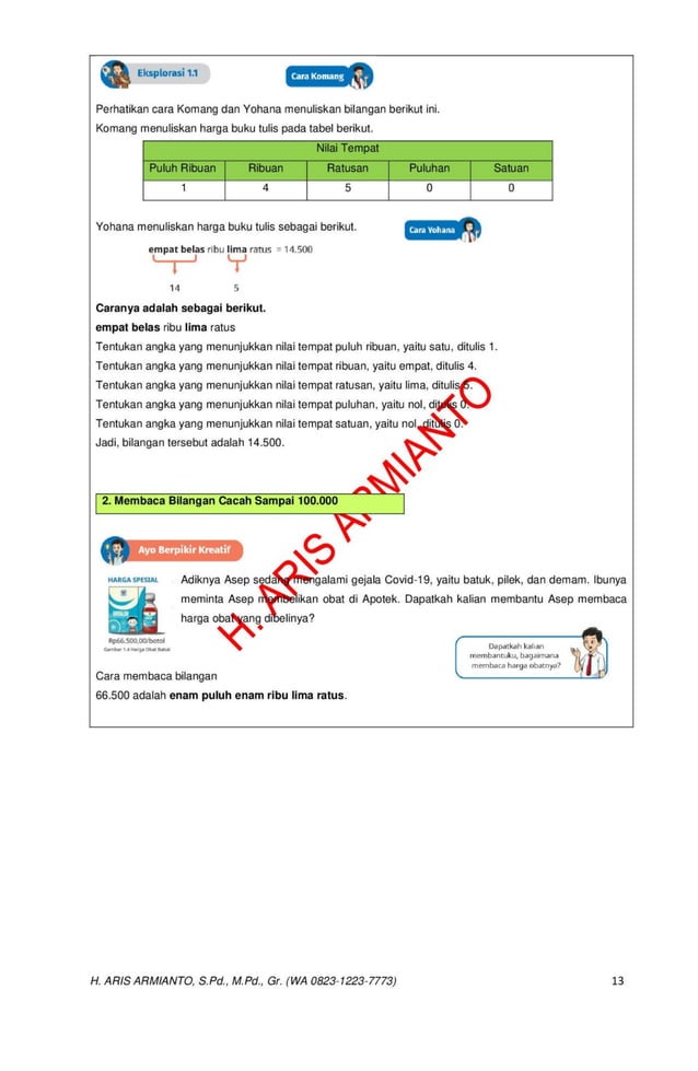 MODUL PEMBELAJARAN DEEP LEARNING MATEMATIKA KELAS 5 CP 032 REVISI 2025 KURIKULUM MERDEKA ...