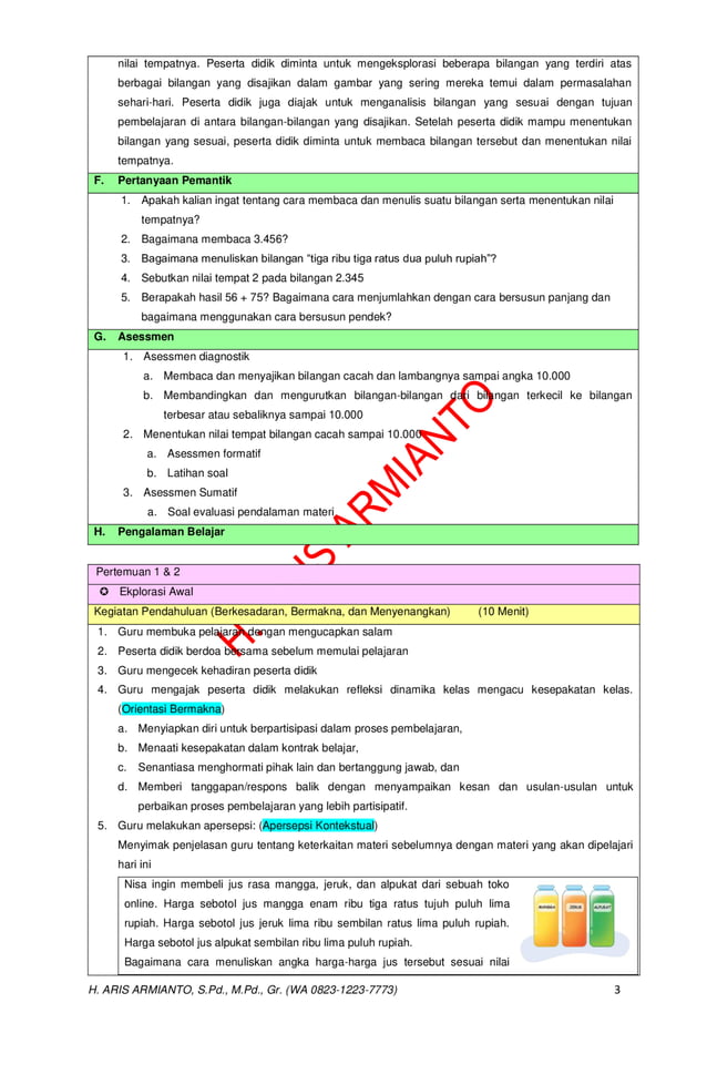 MODUL PEMBELAJARAN DEEP LEARNING MATEMATIKA KELAS 5 CP 032 REVISI 2025 KURIKULUM MERDEKA ...