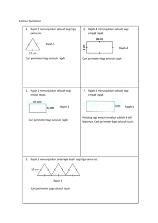 Modul matematik shape & space | DOCX