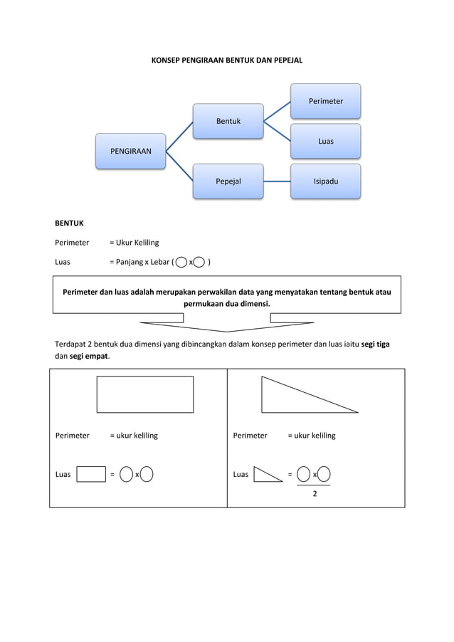 Modul matematik shape & space | PDF