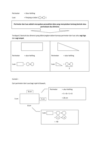 Modul matematik shape & space | DOCX