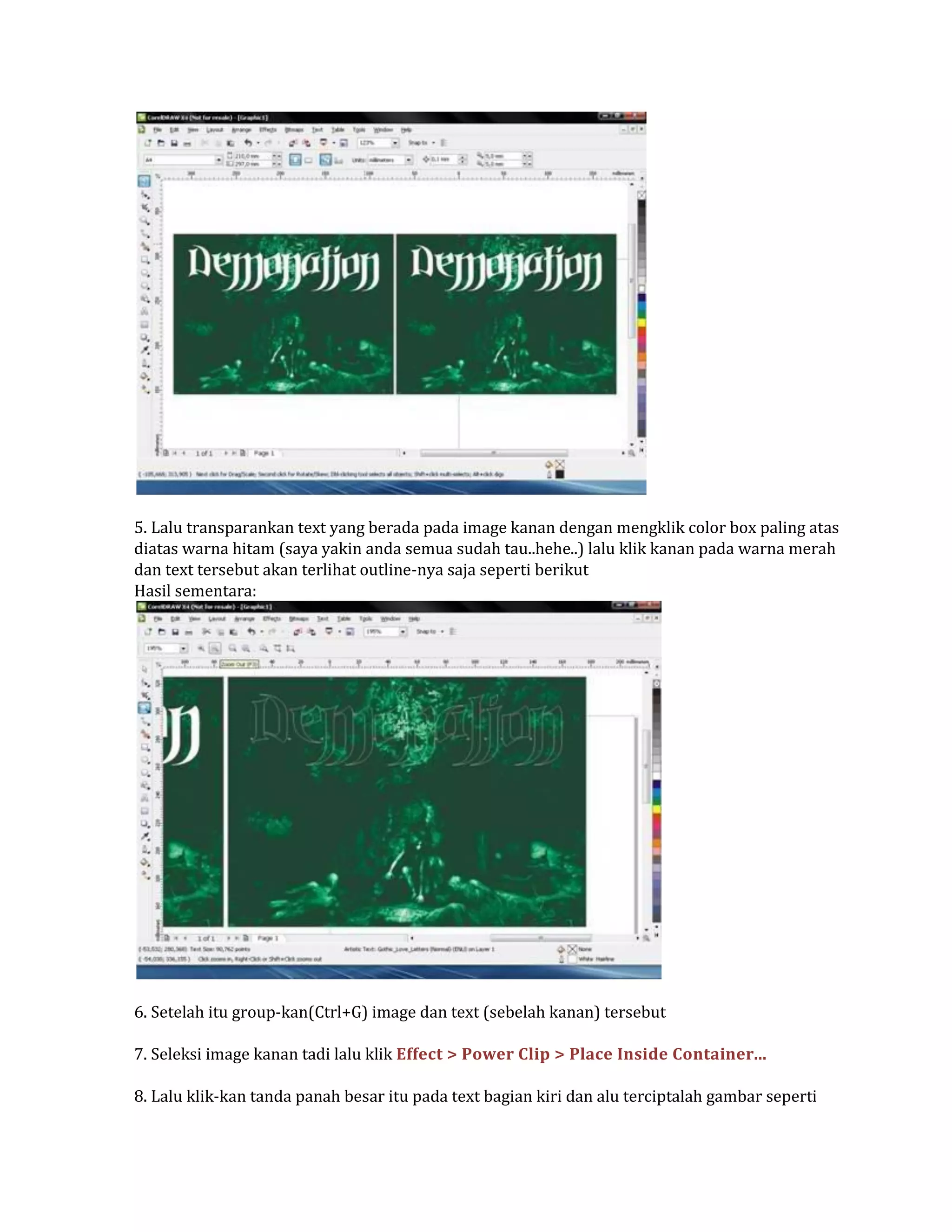 Modul materi corel_draw_x7 | PDF