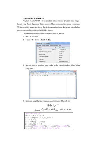 Analisa Rangkaian Listrik Menggunakan MATLAB | DOCX