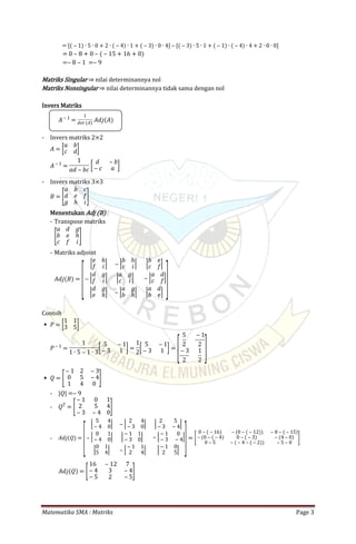 Modul Matriks | PDF