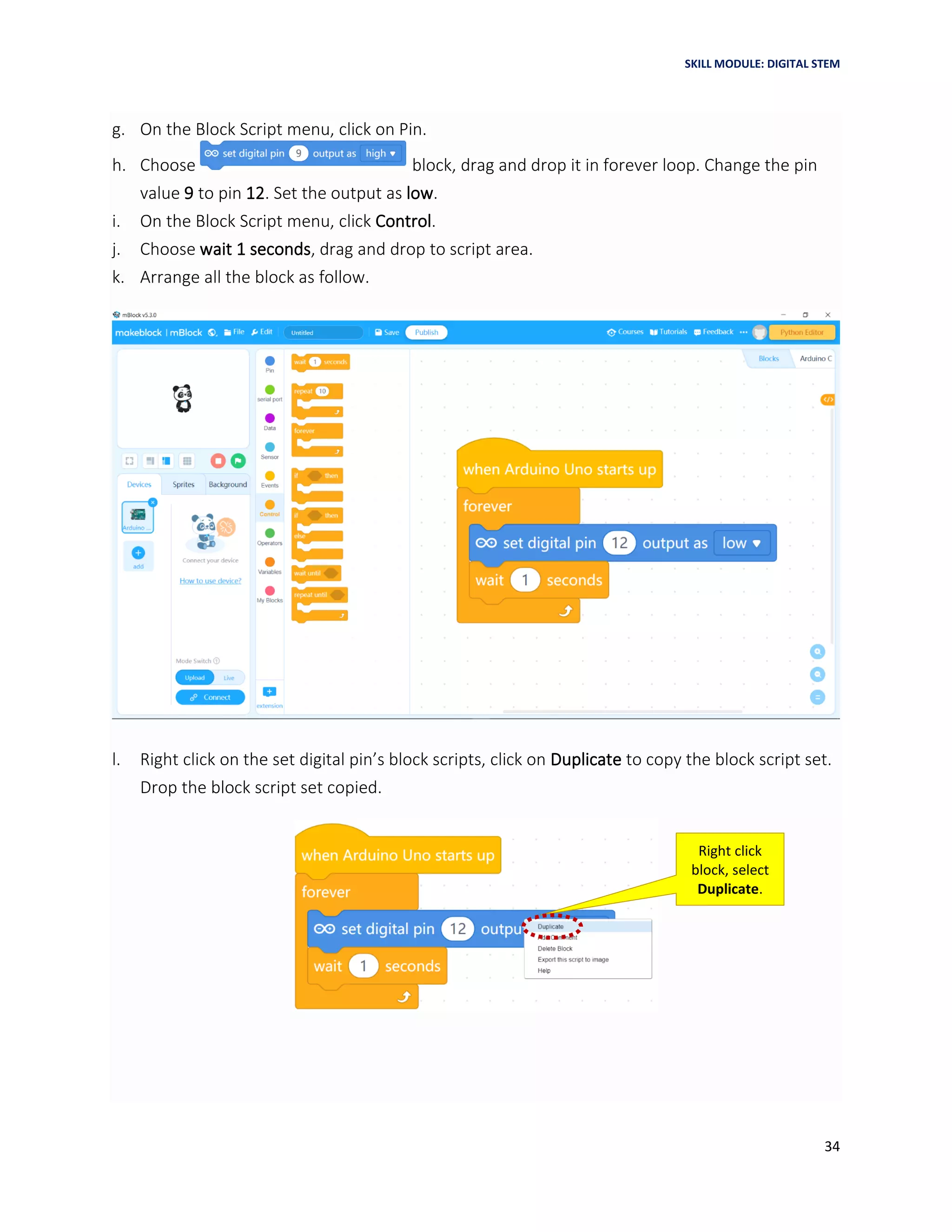 Modul mBlock 5 and arduino.pdf