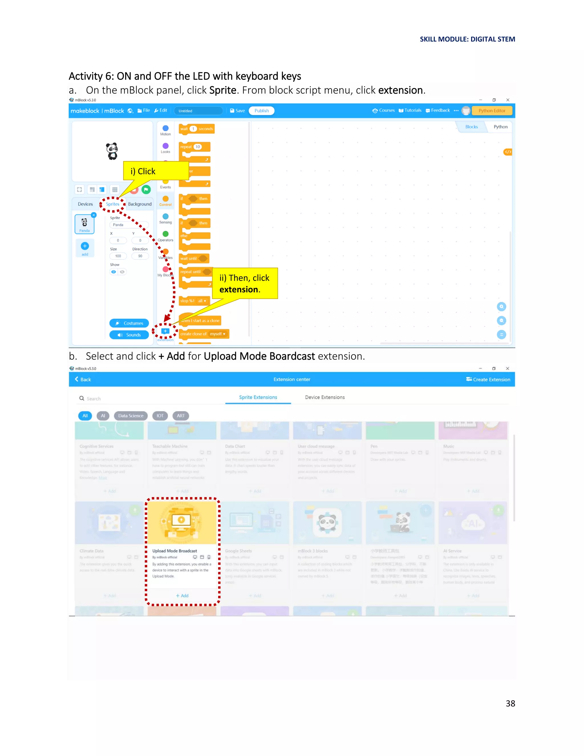 Modul mBlock 5 and arduino.pdf | Programming Languages | Computing