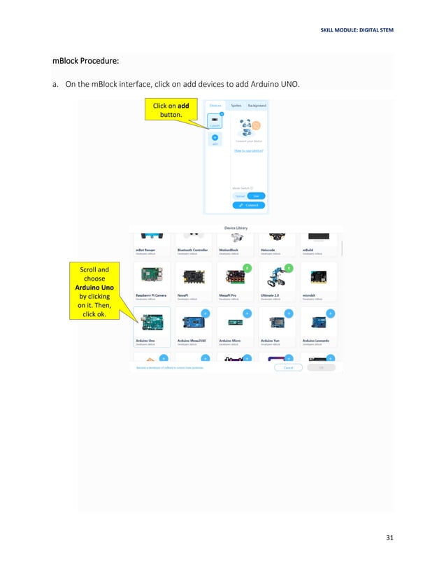 Modul Mblock 5 And Arduinopdf Programming Languages Computing 8507