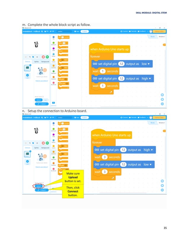 Modul Mblock 5 And Arduinopdf Programming Languages Computing 1379