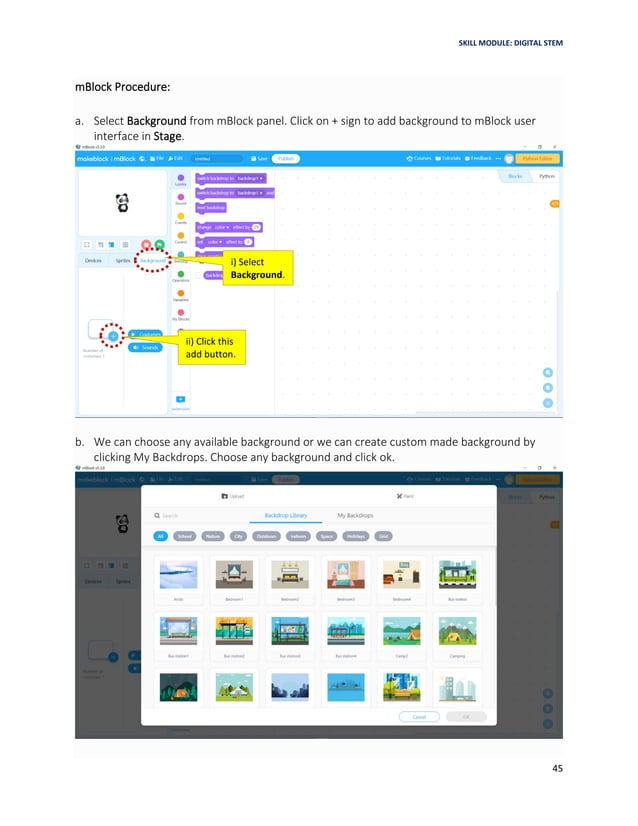 Modul mBlock 5 and arduino.pdf | Programming Languages | Computing