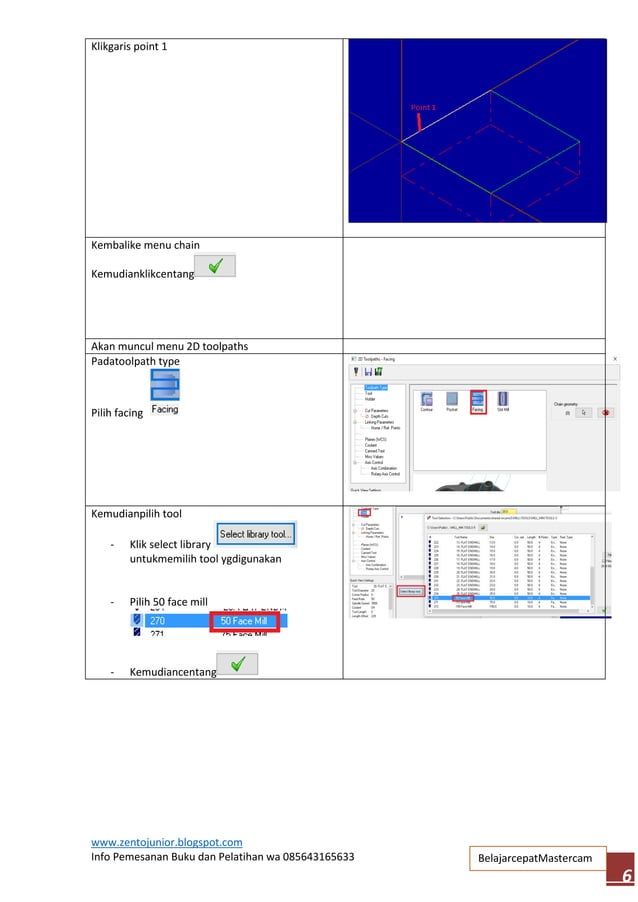 MODUL MASTERCAM DASAR | PDF