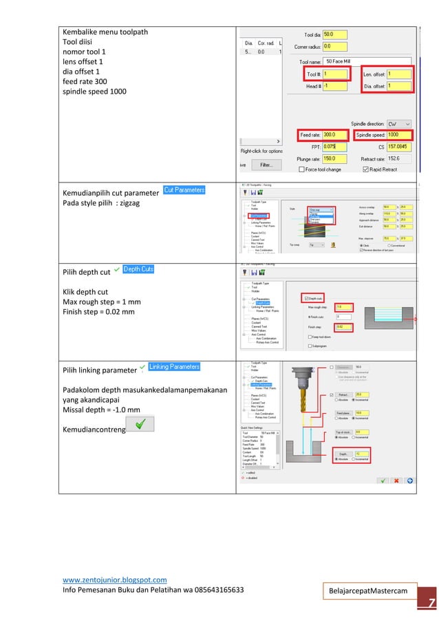 MODUL MASTERCAM DASAR | PDF
