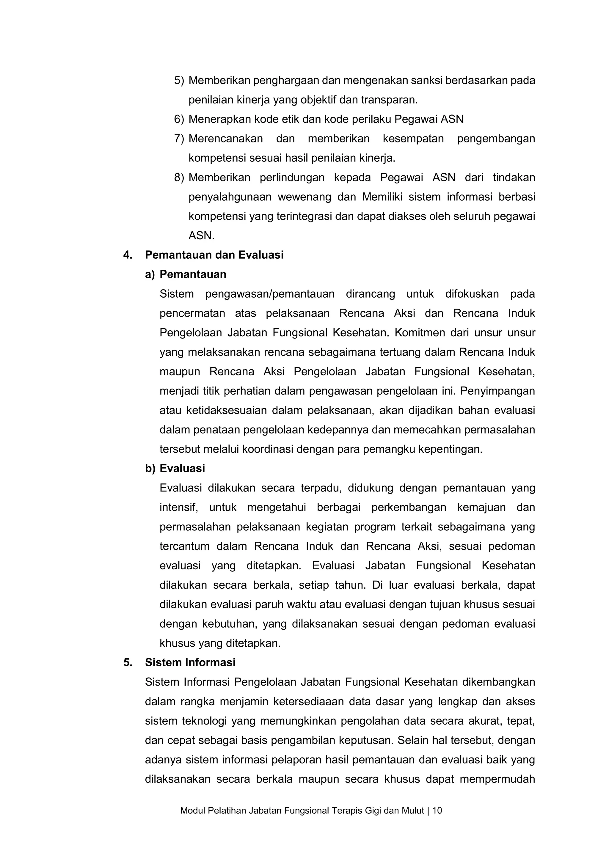 Modul Kebijakan Pengembangan Jabfung TGM | PDF