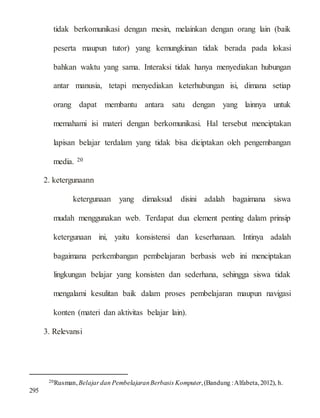 Modul pembelajaran berbasis web/wbsite | PDF