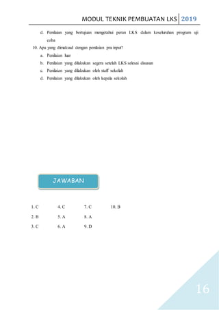 Modul lks media pembelajaran | PDF