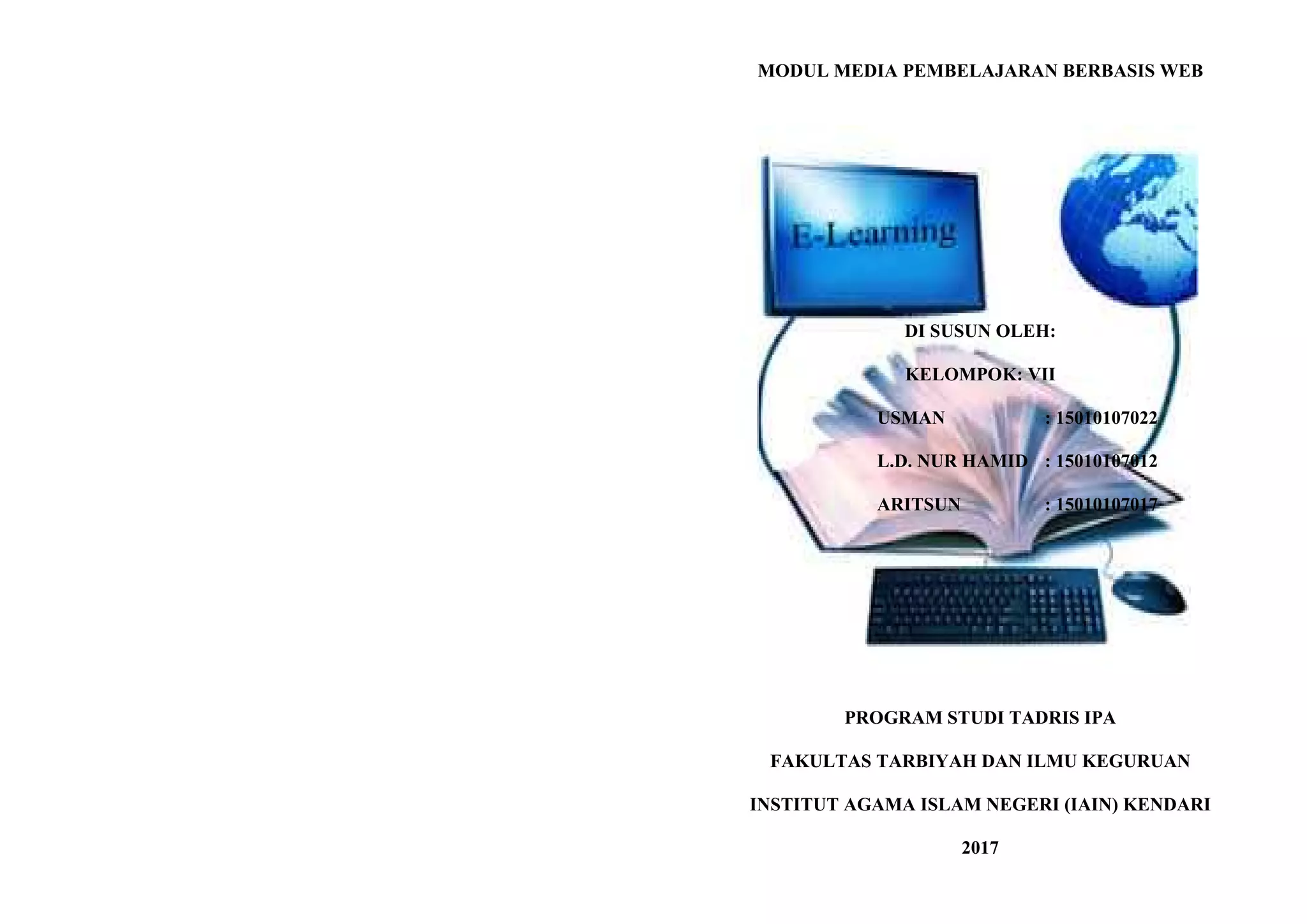 Modul media pembelajaran berbasis web | PPT