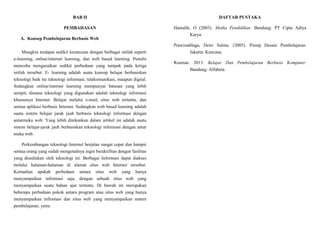 Modul media pembelajaran berbasis web | PPT