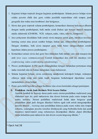 Modul media pembelajaran jarak jauh | DOCX